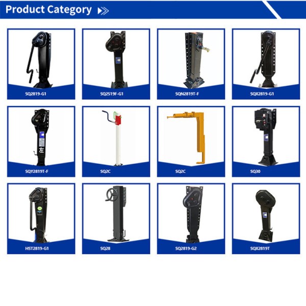Quality Single Double Side Operation Trailer Landing Gear for Smooth Loading and for sale