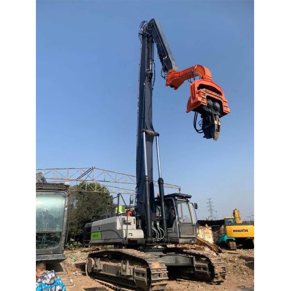 Excavator Pile Driving - Sturdy Vibratory Excavator Pile Driver Hammer ...