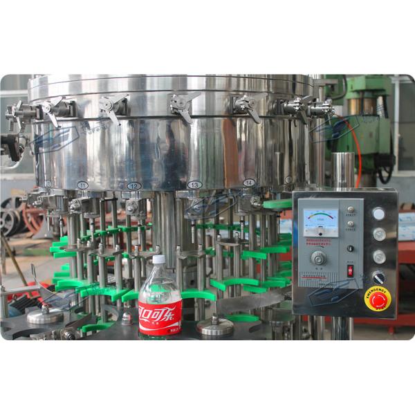 Quality Stainless Steel Carbonated Drink Filling Machine , CSD Bottle Automatic Capping for sale