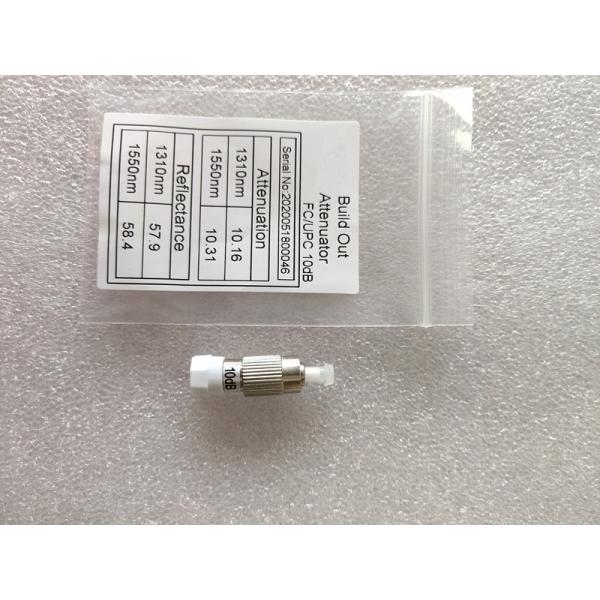 Quality Single Mode FC UPC Plug In Fixed Optical Attenuator 5dB 10dB 15dB 25dB for sale