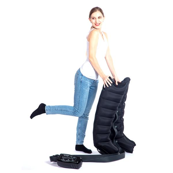 Quality Full Leg Air Compression Calf Massager 6 Chamber 12V DC Sports Recovery for sale