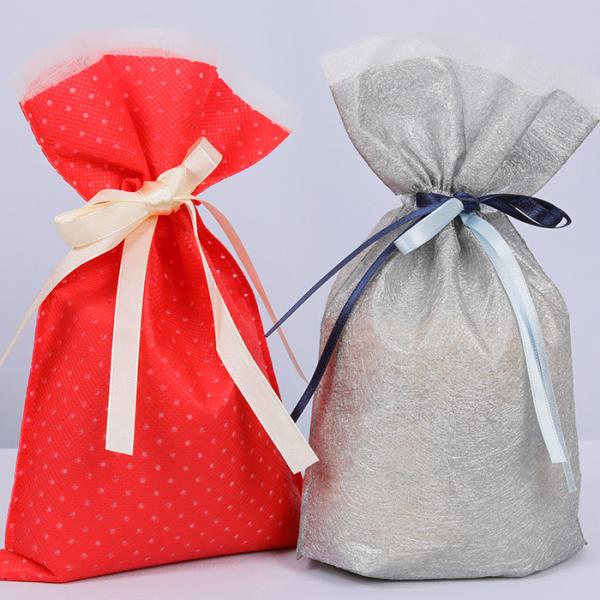Quality Eco-Friendly Non-Woven Drawstring Bag 16x6x12inches Customizable for sale