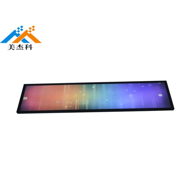 Quality Indoor Ultra Wide Stretched Bar LCD Advertising Display 28'' Wide Viewing Angle for sale