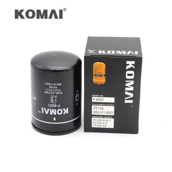 Quality 600-311-8321 Diesel Fuel Filter For Excavator PC300 PC400 PC450 PC1100 for sale
