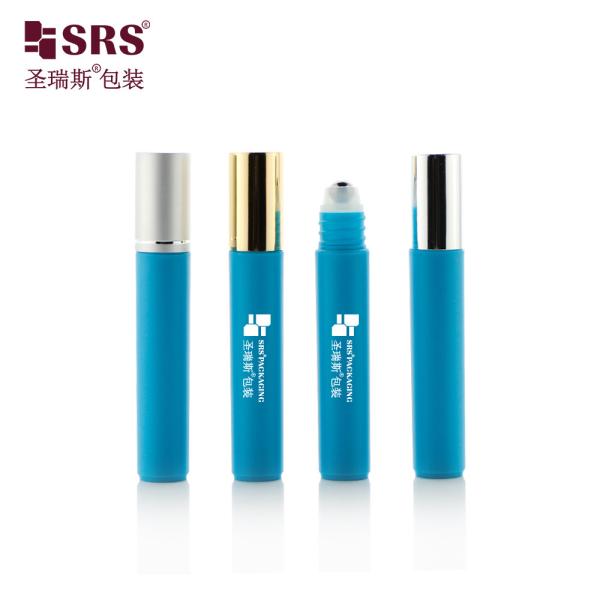 Quality Round Pen Shape PP Recycled Eye Serum Roller Bottle Plastic Roll-On With Metal for sale