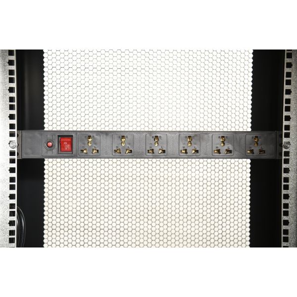 Quality Modern 18U 800mm Width Server Racks Cabinet with Toughened Glass Door or Mesh for sale