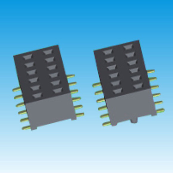 Quality 2mm Dual Row Header Connector SMT Type Signal Transmission Height 2.8 for sale