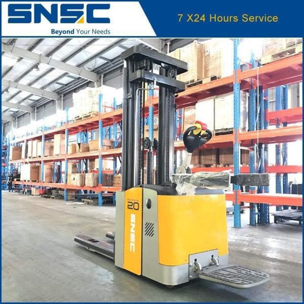 Quality 2tons Electric Stacker Truck SNSC Counterbalanced Electric Stacker for sale