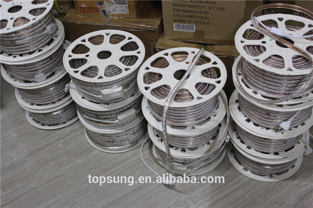 2017 new 110V AC yellow ledstrip ip65 tape SMD 60LED/M Manufacturer