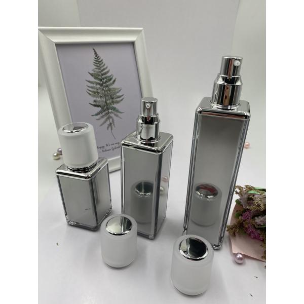 Quality 30ml Bottle Box 100ml Plastic Spray Bottle Square Luxury Bottle Packaging for sale