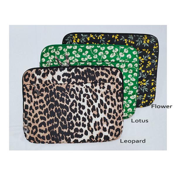 Quality Water Repellent Flower Printed Nylon Laptop Sleeve for sale