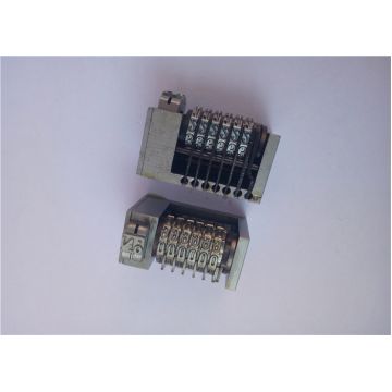 Quality 6 Digit Roman Backward Letterpress Numbering Machine 4X8 With Convex Standard for sale
