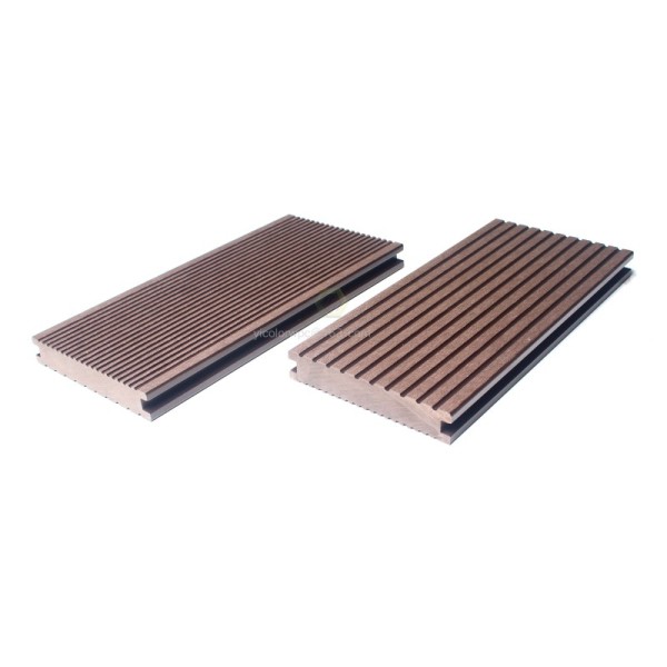 Quality Solid Outdoor 140x25mm Wood Plastic Composite Decking Board 140x25 Floor Decking for sale