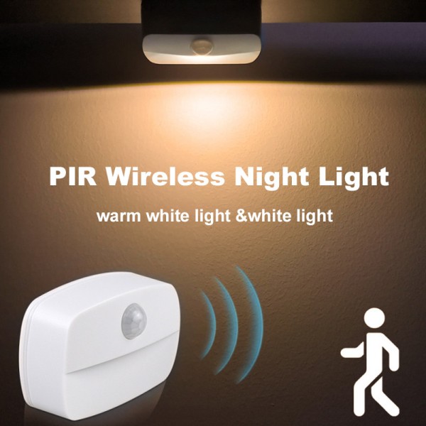 Quality Energy Saving Wireless Smart LED Night Light Motion Sensor For Closet Bedroom for sale