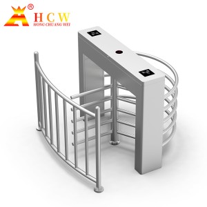 Quality HCW CW803 Automatic SUS304 Half Height Rotary Turnstile Gate boom gate for sale