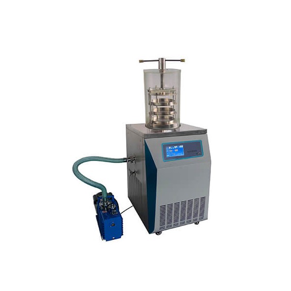 Quality Vertical Vacuum Freeze Dryer Small Scale Laboratory Lyophilizer for sale