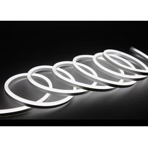 Quality White Led Neon Rope Light Flex Tube , 110V Waterproof Soft Led Neon Light Tube for sale