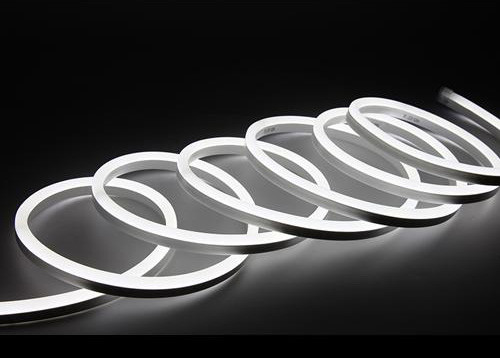 Quality White Led Neon Rope Light Flex Tube , 110V Waterproof Soft Led Neon Light Tube for sale