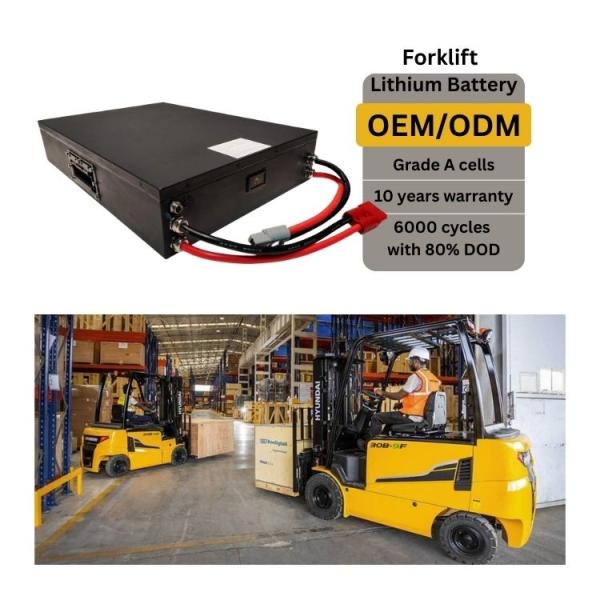 Quality Custom Made Pickup Truck Battery 200ah Lifepo4 Forklift Battery 48V 60V 72V for sale