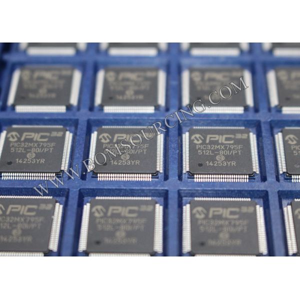 Quality CMOS MCU Flash Programmable IC Chip 80MHz PIC32MX795F512L-80I/PT for sale