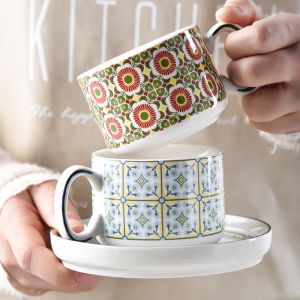 Quality Custom Printed Tea Cups And Saucers Drinkware Type Cups Saucers For Business for sale