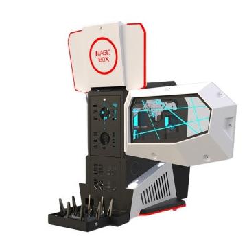 Quality Magic Box VR Gun Simulator RAM 8G 1.5KW Arcade Machine Simulator for sale
