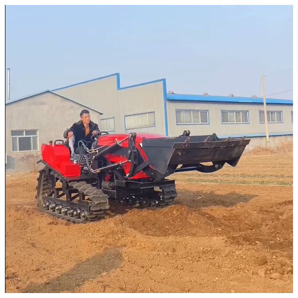 Quality 80 Horsepower Small Crawler Tractor Farm Equipment With Loader for sale