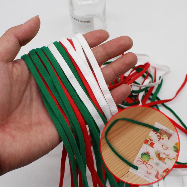 Quality Nylon Spandex Flat 5mm 8mm Elastic Macrame Cord Rope for sale