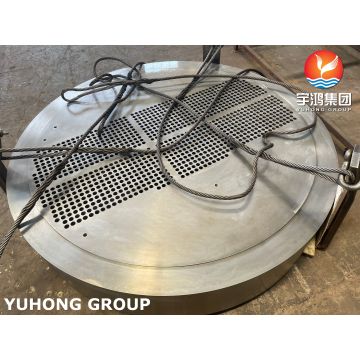 Quality ASME SA516 GR.70N Stationary Tubesheet For Heat Exchanger Accessories Applicatio for sale