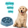china Anti Slip Anti Choke Feeding Bowl Eco Friendly PP Plastic Dog Slow Feeder Bowl