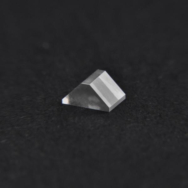Quality Triangle Prism Optical CVD Diamond 6-Side Polished High Transparency Loose Mono for sale