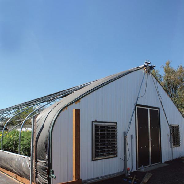 Quality Film Galvanized Sheet Light Deprivation Greenhouse Kits Length 30-60m for sale