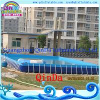 China Guangzhou QinDa Above Ground Pool PVC Frame Pool factory