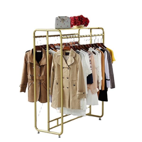 Quality Floor Standing Portable Clothing Display Rack For Boutique Store Rod for sale
