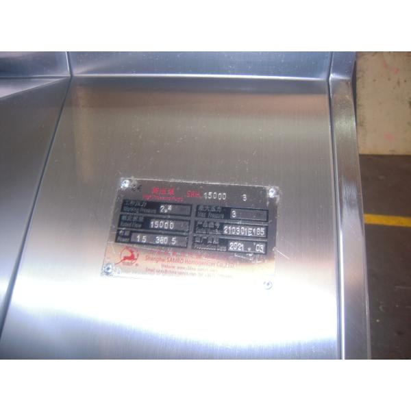 Quality Wax Emulsions Chemical Homogenizer 2000L/H With 3 Piston for sale