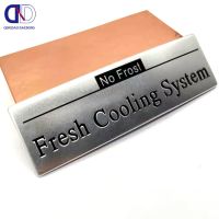 Quality Custom Metal Logo Sticker for Branding Your Products Effectively for sale