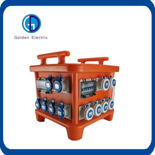 Quality Portable Combination Distribution Box Waterproof Plastic Industrial Socket Box for sale