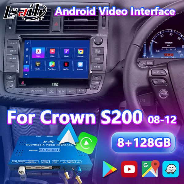 Quality Lsailt Android Multimedia Video Interface for 2008-2012 Toyota Crown S200 GWS204 GRS204 URS204 UZS207 Athlete Majesta for sale