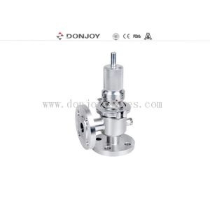 Quality 1.5 "High purity Pressure Safety Valve L type Flange Connection for sale