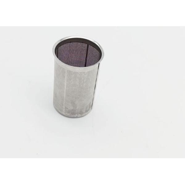 Quality 220 Micron 0.5mm Thickness Perforated Metal Pipe , Water Filter Elements For for sale