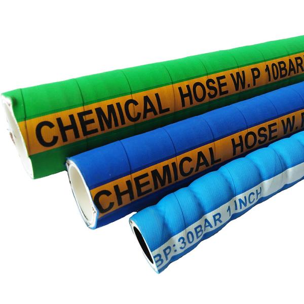 Quality Rubber PVC Chemical Hose Pipe With Steel Wire Spiral for sale