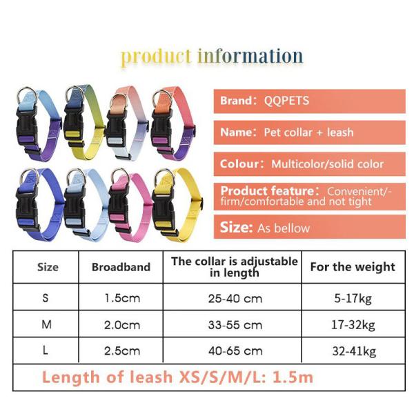 Quality Dog Collar Luxury Gradient Adjustable Reversible Solid Custom Logo Designer for sale