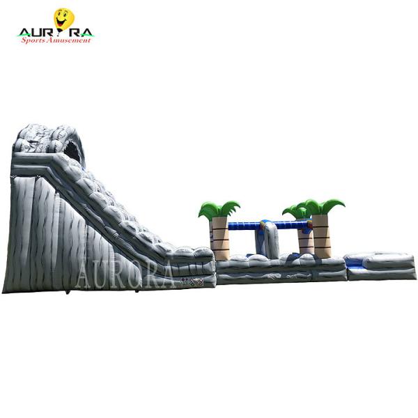 Quality Grayish Blue PVC Inflatable Tunnel Slide For Adventure Seekers for sale