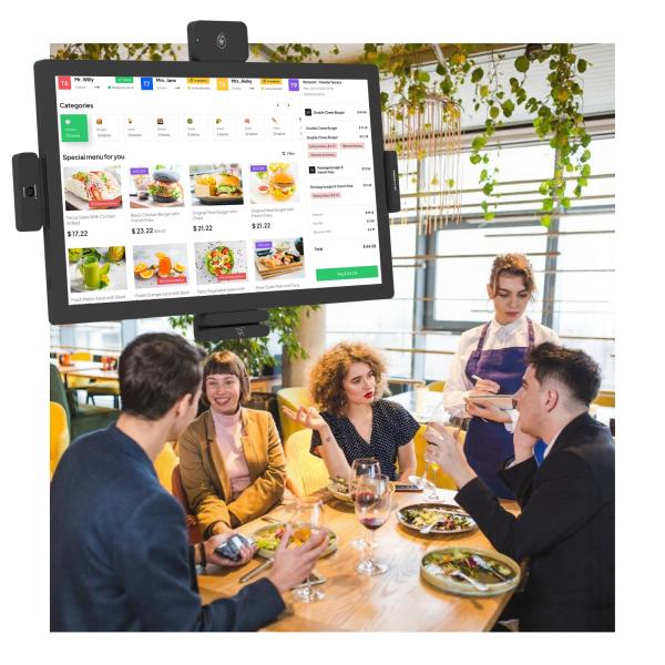 Quality 21.5" Touch Screen Android Tablet RK3576 for Restaurant Point of Sale Back Order for sale