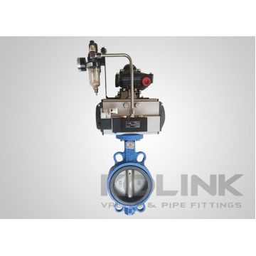 Quality Pneumatic Actuated Concentric Butterfly Valve Shutoff And Throttling Operation for sale