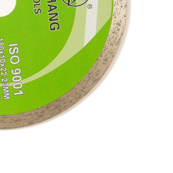 Quality 7" 180mm Continuous Rim Diamond Blade For Ceramic 22.23mm Continuous Diamond for sale