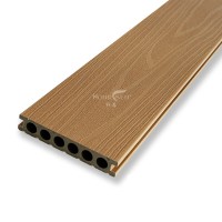 Quality Embossed Teak Color External Decoration Co Extrusion WPC Wood Decking Outdoor for sale