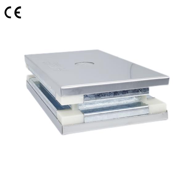 Quality Modular Cleanroom Wall Panels , 60mins Fireproof Rock Wool Sandwich Panel for sale