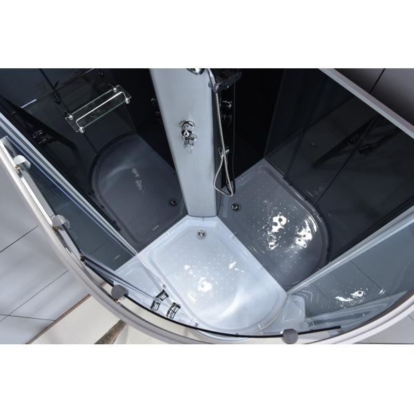 Quality 4mm Sliding Shower Pods Cabins 1200x850x2150mm Aluminum Frame for sale