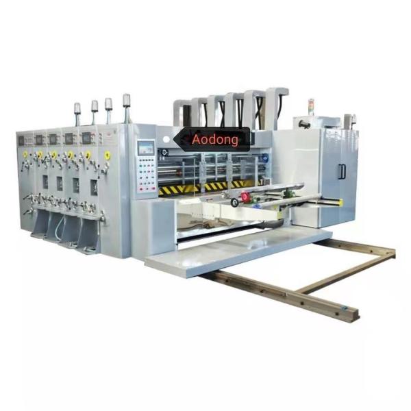 Quality Corrugated Pizza Box Printing Slotting Flexo Die Cutting Corrugated Carton Machine for sale